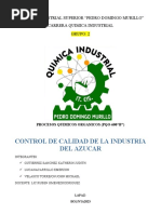 Control de Calidad en El Azucar | PDF | Melaza | Azúcar