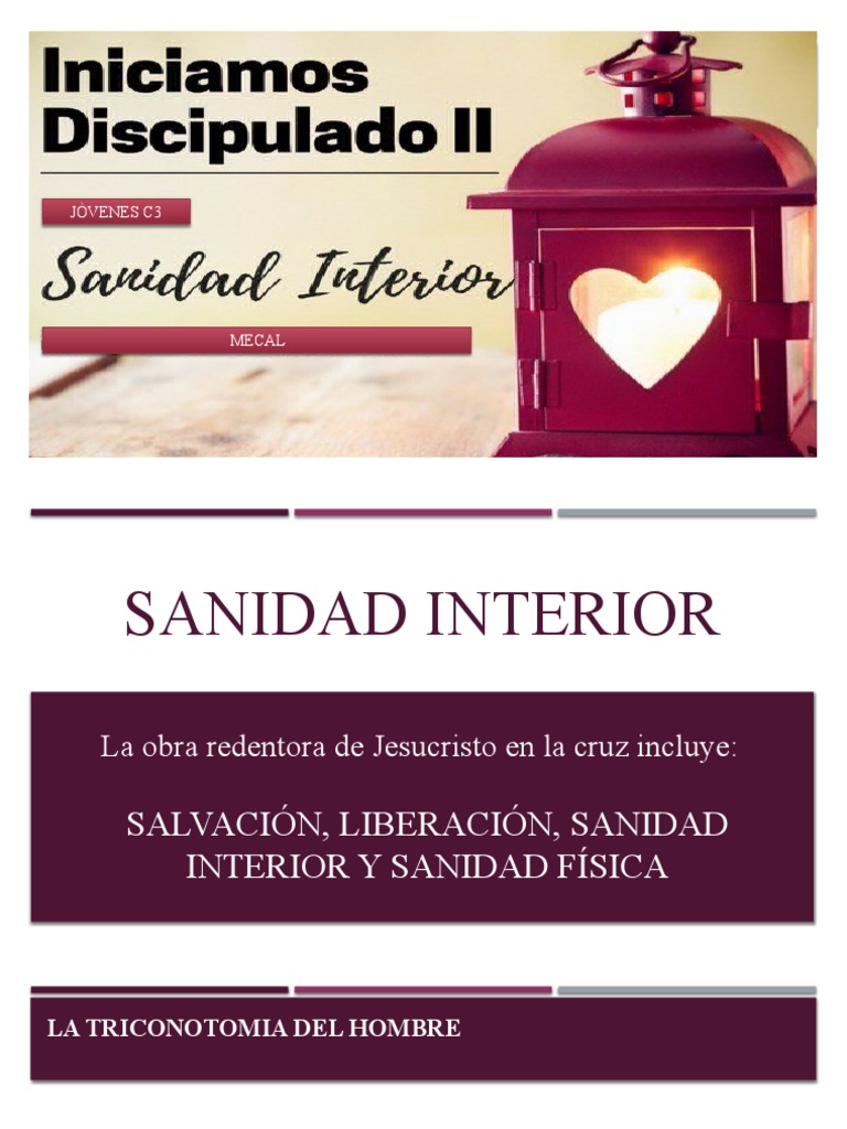 La importancia de la sanidad interior: liberación y transformación del ...