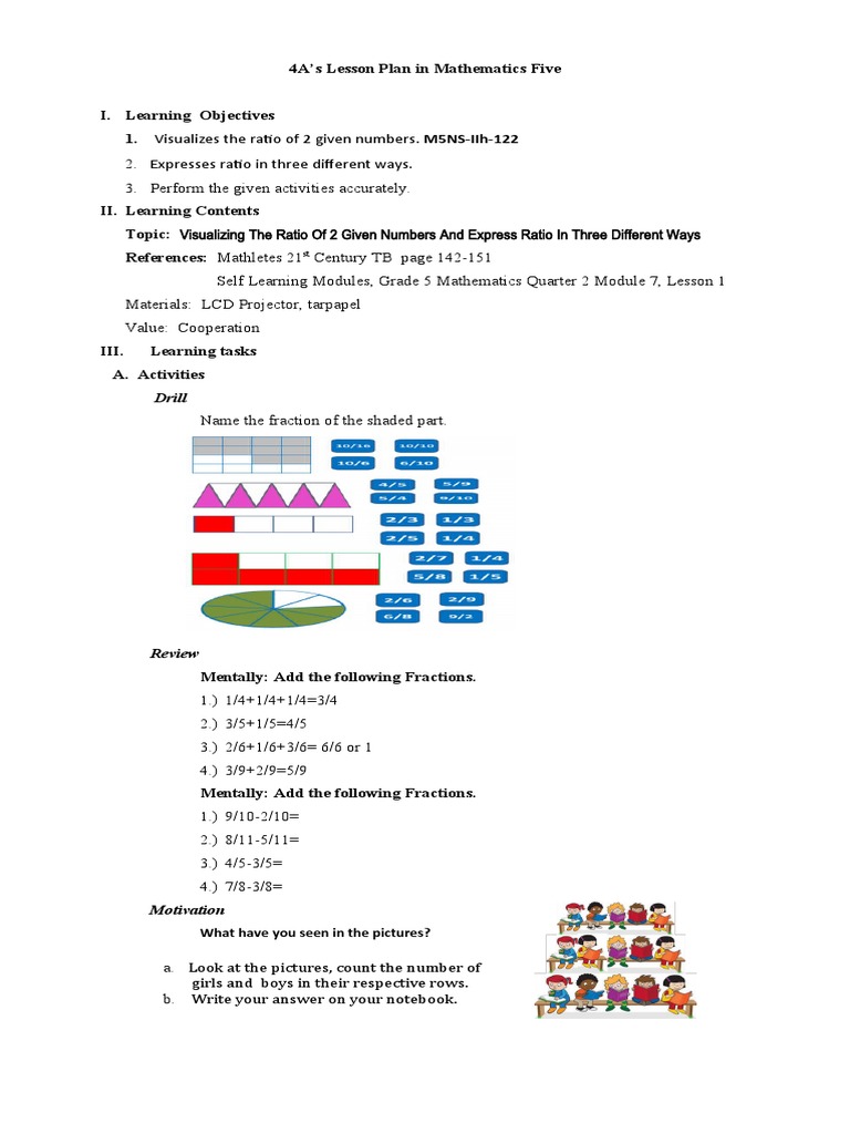 Mathematics 5 Q2 CO | PDF | Ratio | Learning