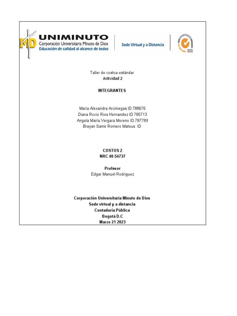 Actividad 3 Costos | Descargar gratis PDF | Contabilidad | Depreciación