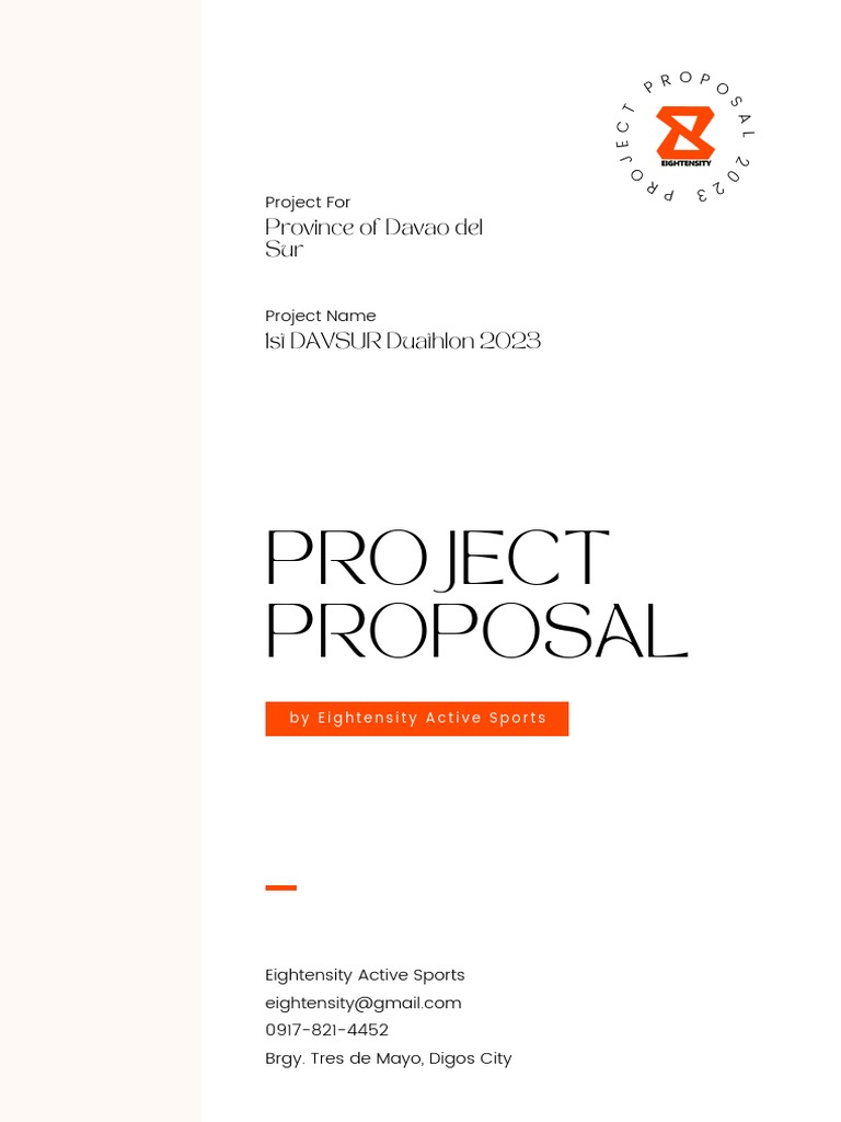 Project Proposal: Province of Davao Del Sur Project For | PDF | Sports | Aerobic Exercise
