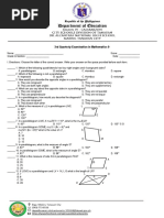 Math 9-Q3-Module-4 | PDF | Elementary Geometry | Euclidean Geometry