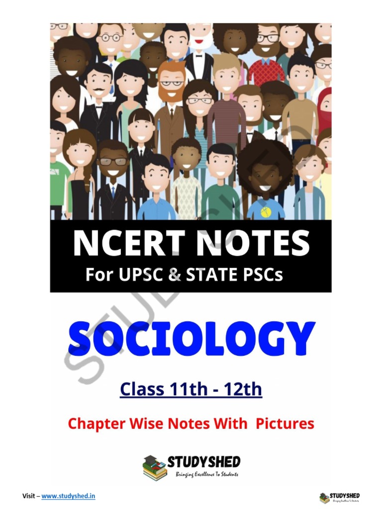 Class 11 Sociology Chapter 1 Notes | PDF | Sociology | Caste