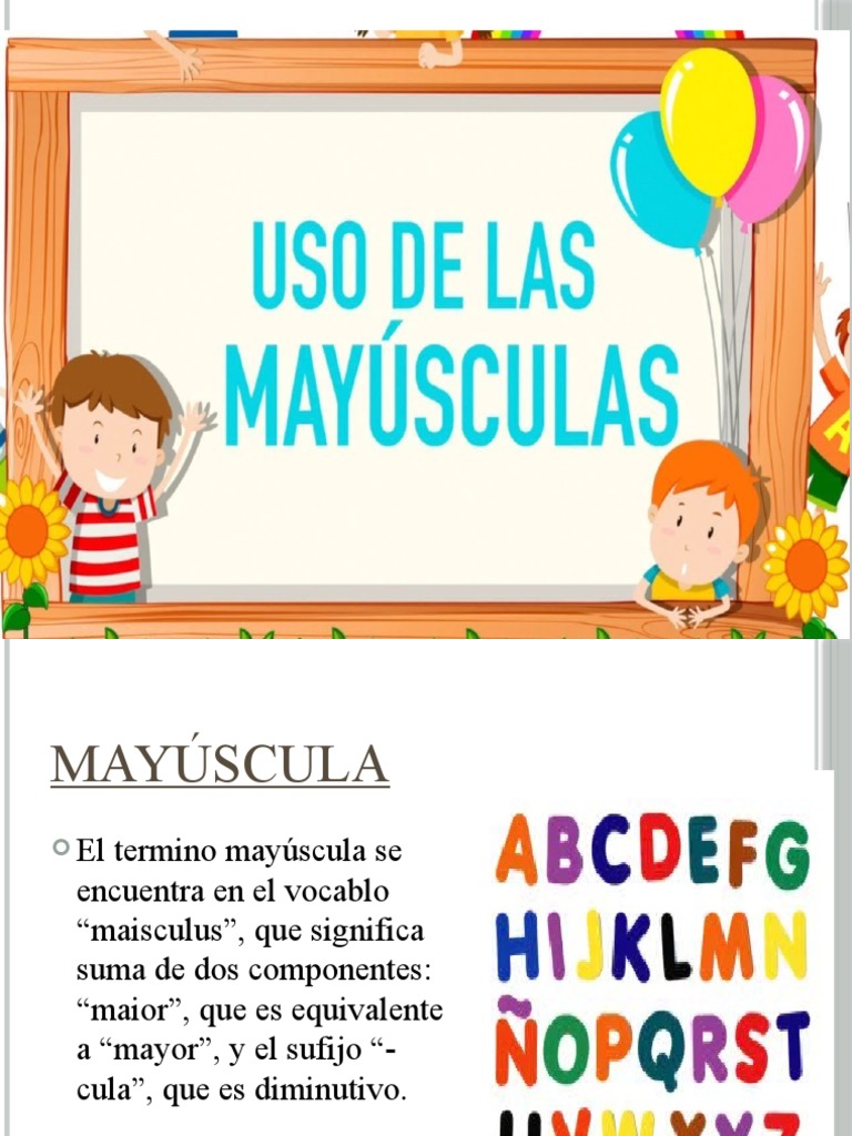 Las Mayúsculas | PDF