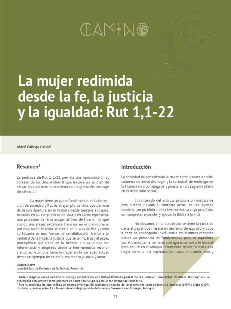 La Mujer Redimida | PDF | Libro de rut | Jesús
