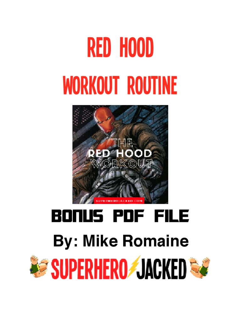Red Hood PDF | PDF | High Intensity Interval Training | Physical Fitness