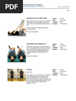 Home Exercise Program: Supine Hip Abduction - Elastic Band Clams ...