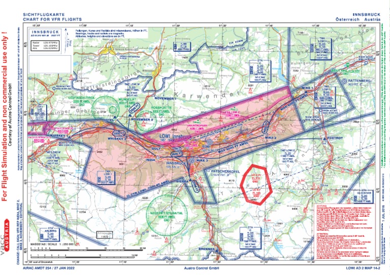 LOWI - VFR - VFR Chart - 24022022 | PDF