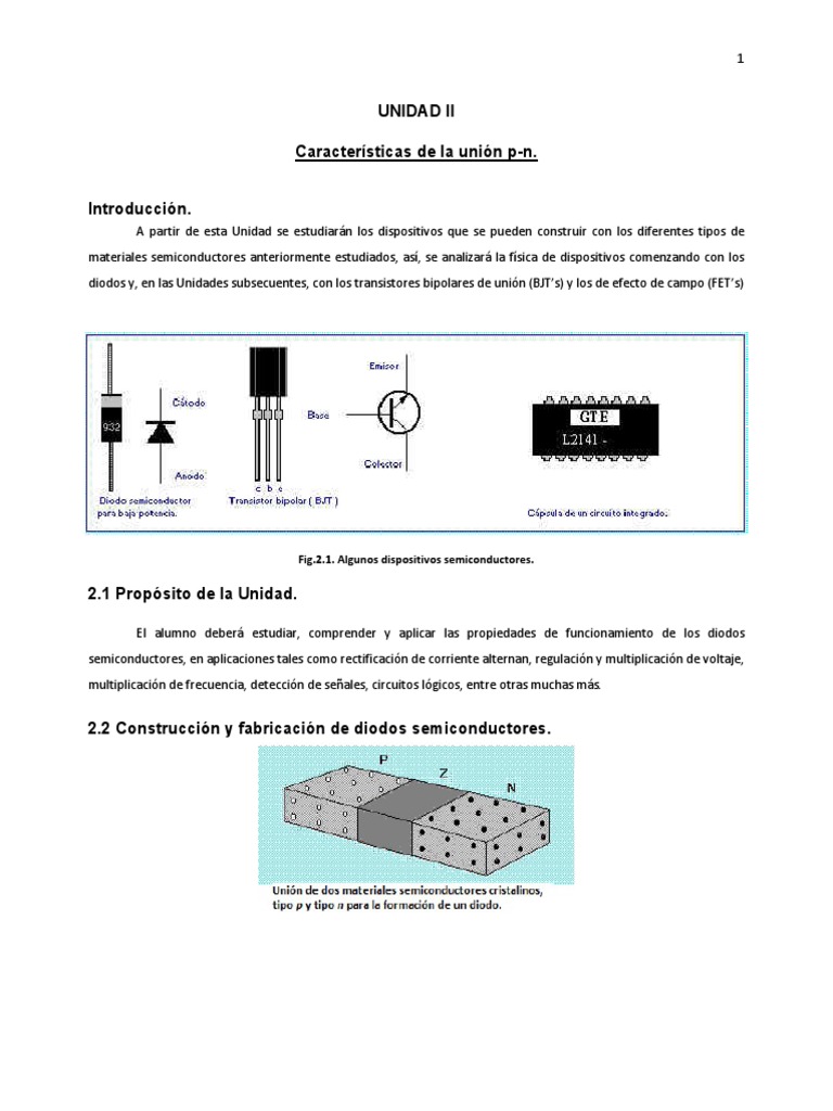 Diodos | PDF | Unión PN | Semiconductores