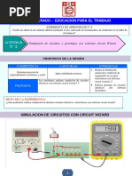 Circuit Wizard - Tutorial Simulacion | PDF | Resistencia Eléctrica y Conductancia | Electrónica