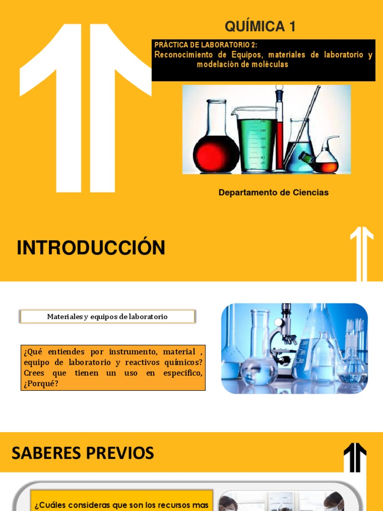 JP - PPT - Práctica 2 - Reconocimiento de Equipos J Materiales de Laboratorio y Modelación de ...