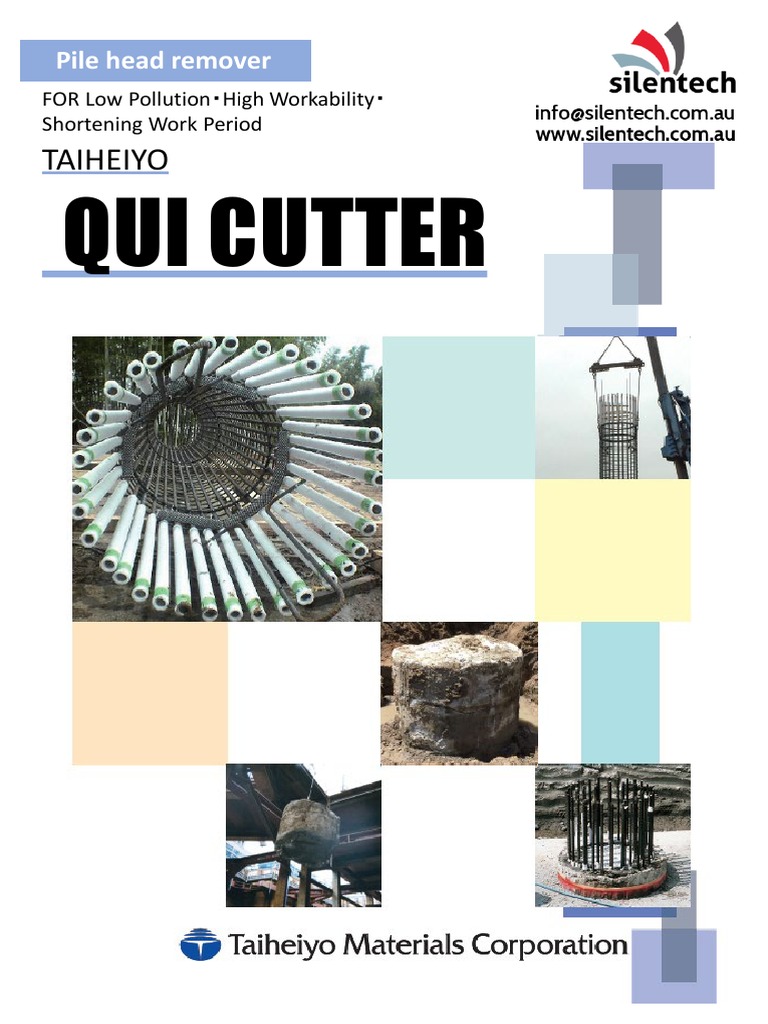 QUI Cutter: Efficient Pile Head Removal | PDF | Deep Foundation | Water