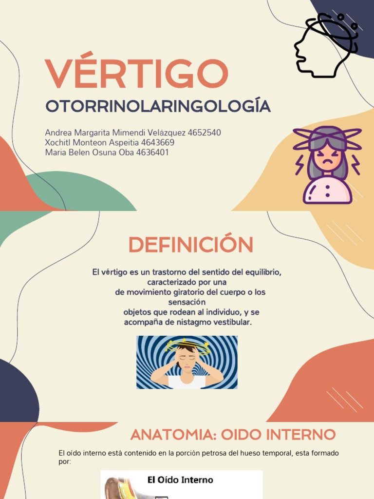 VERTIGO | PDF | Vértigo | Dolor de cabeza