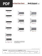 Countersink Hole Dimensions Guide | PDF | Engineering Tolerance | Screw