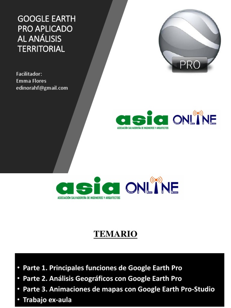 Parte 1.presentación - Google Earth Pro 2020 | PDF | Píxel | Resolución ...
