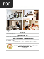 02 Self Assessment Guide | PDF | Laundry | Housekeeping