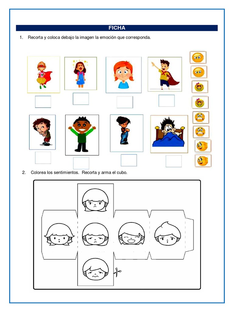 Actividades de Emociones y Sentimientos | PDF