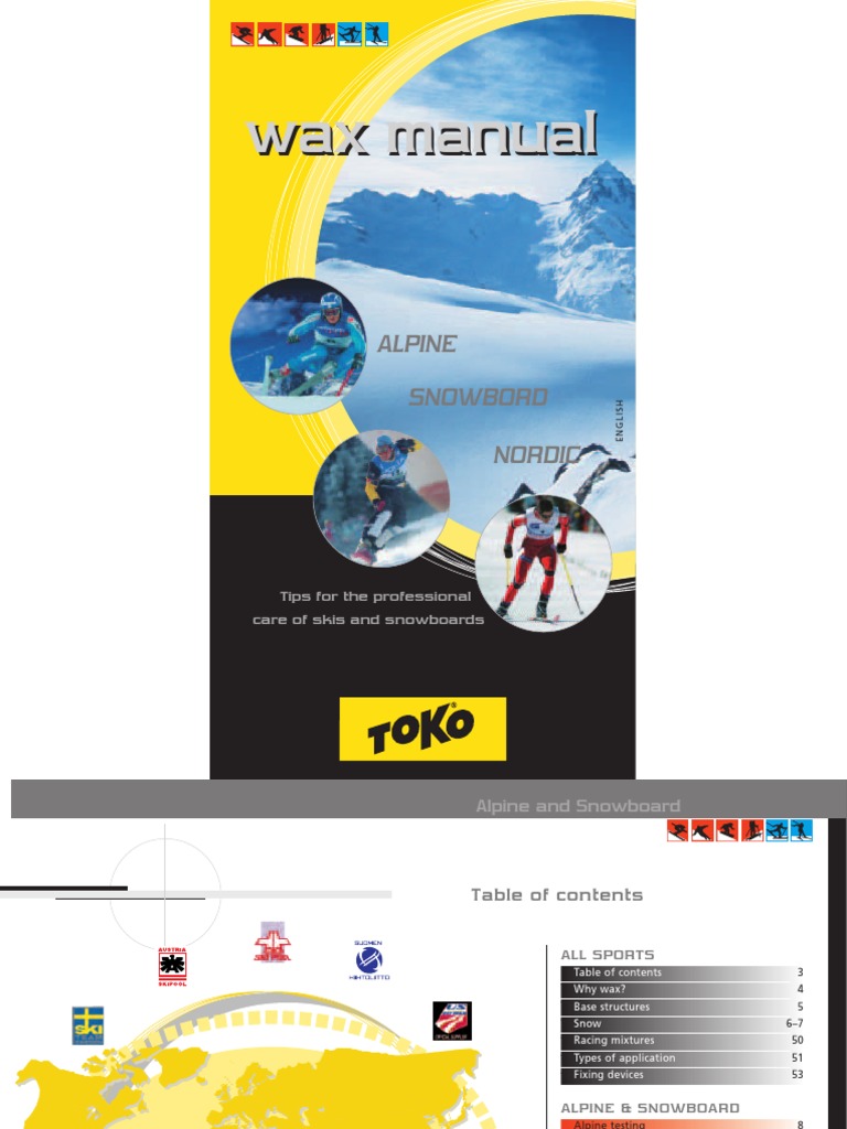 Toko Wax Manual | PDF | Snow | Physical Sciences