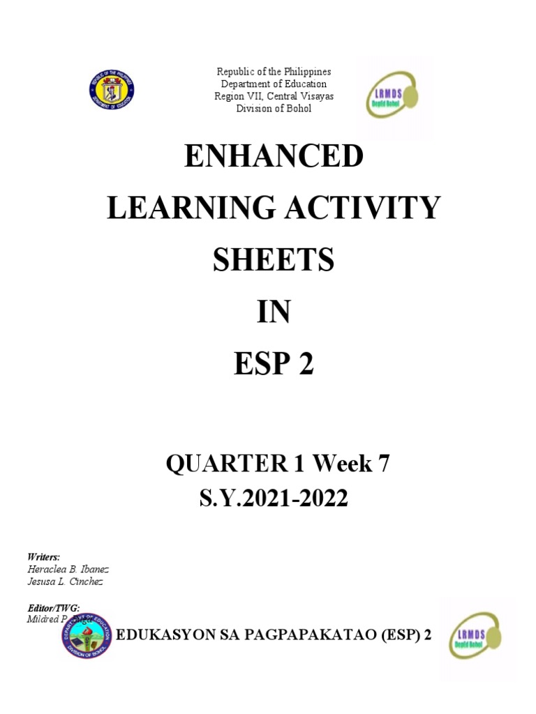 ESP2 - Q1 - LAS - WK7 - Enhanced | PDF