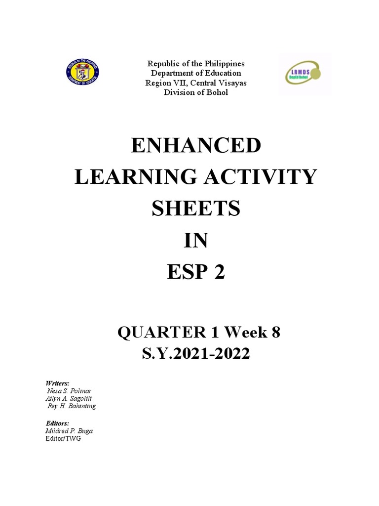 ESP2 - Q1 - LAS - WK8 - Enhanced | PDF