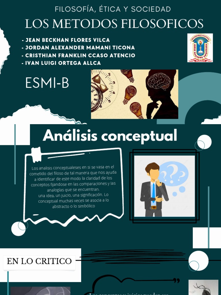 Métodos Filosóficos y Análisis Conceptual | PDF
