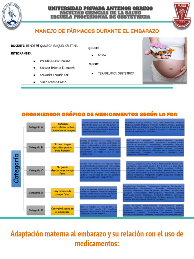 Terapéutica - Sem 02 - Organizador Grafico | PDF | Medicamentos con receta | El embarazo