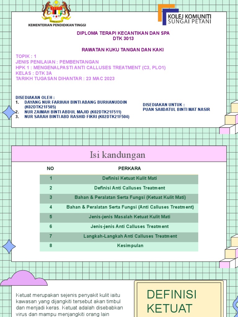 Ketuat (Rawatan Kuku Tangan Dan Kaki) | PDF