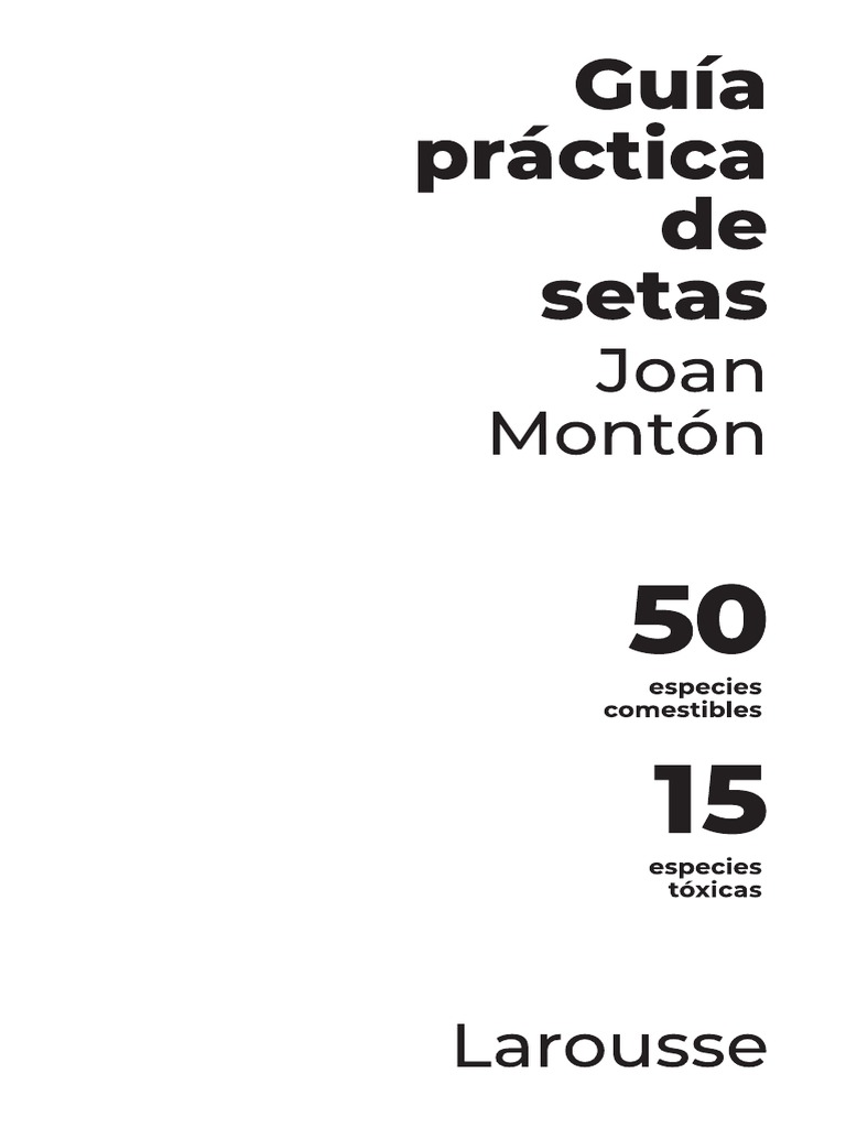 Guia Practica de Setas | PDF