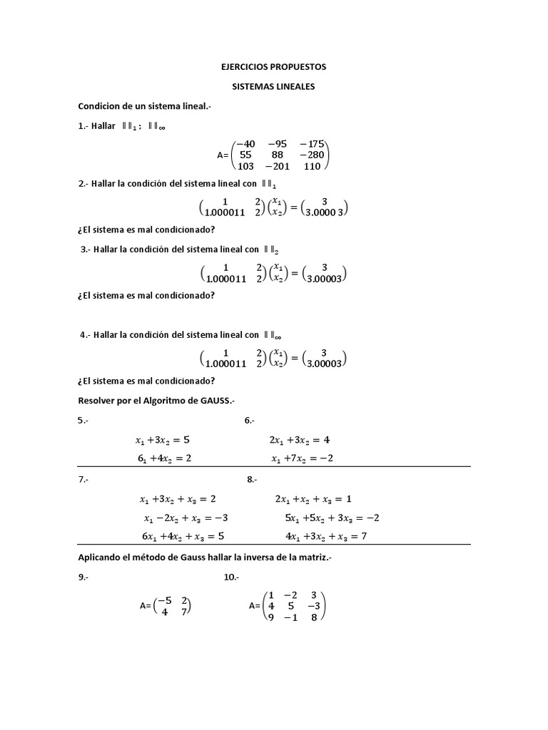 Ejercicios de Calculo Computalizado | PDF | Algoritmos | Matemáticas Aplicadas