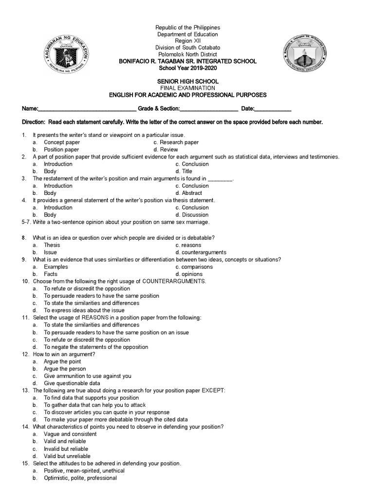 Eapp Final Exam | PDF | Observation | Experiment Eapp Final Exam | PDF | Observation | Experiment