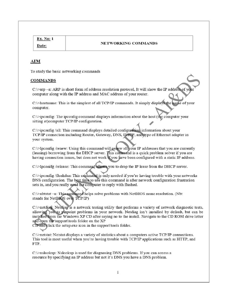 CS3591 - Computer Networks | PDF