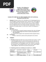 Narrative Report Crla-Intervention | PDF | Learning | Behavior Modification