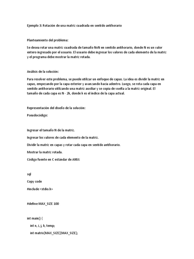 Programas para La Clase de Programacion Basica | PDF