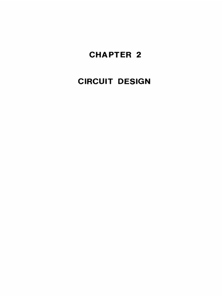 Chapter-2 Circuit Design IAEA-tecdoc-363 | PDF