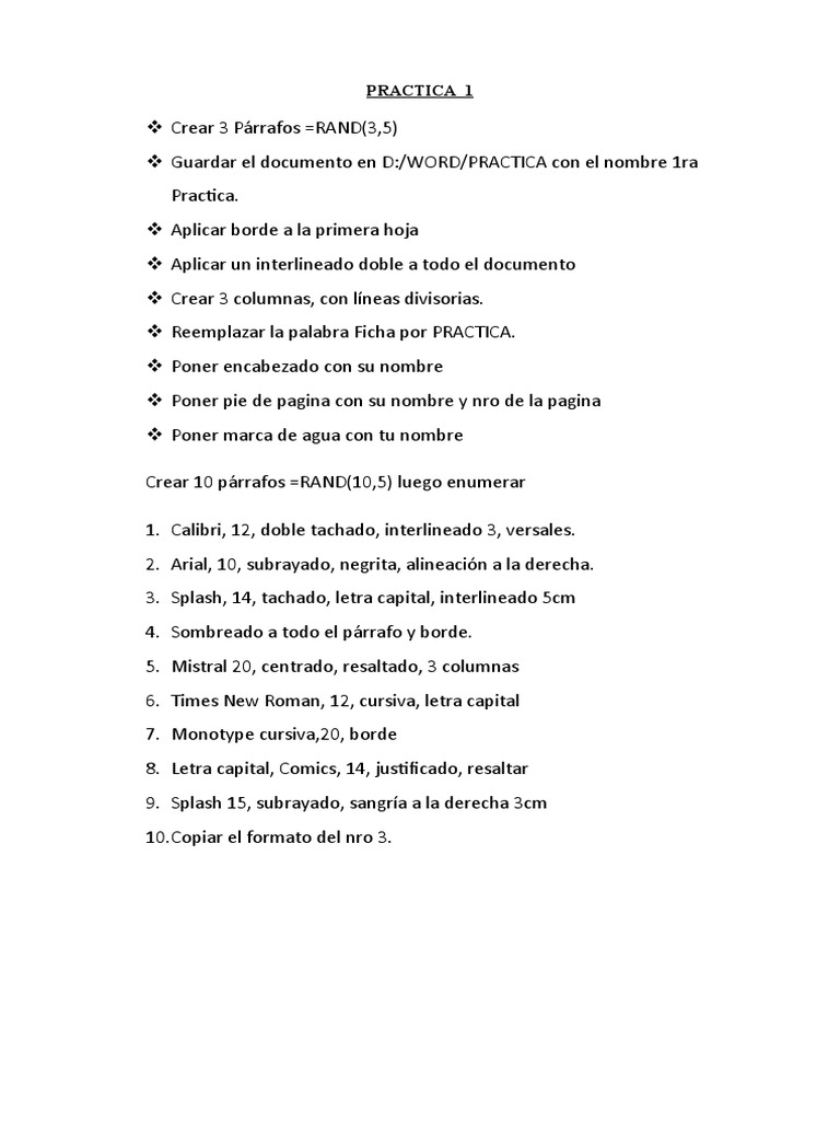 Practica 1 | PDF