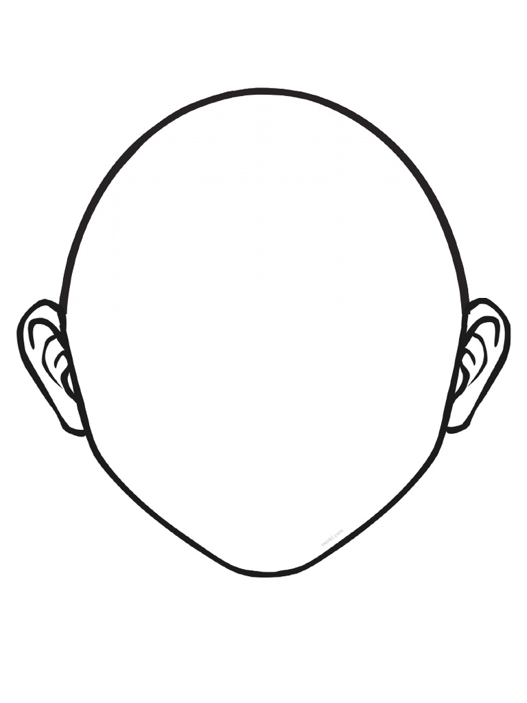 T TP 1660329414 Blank Face and Hair Outlines - Ver - 1 | PDF