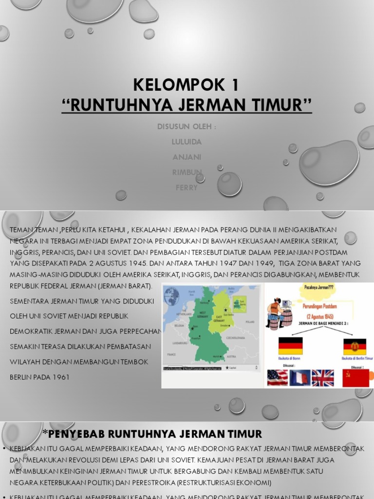 Runtuhnya Jerman Timur dan Proses Reunifikasi Jerman | PDF