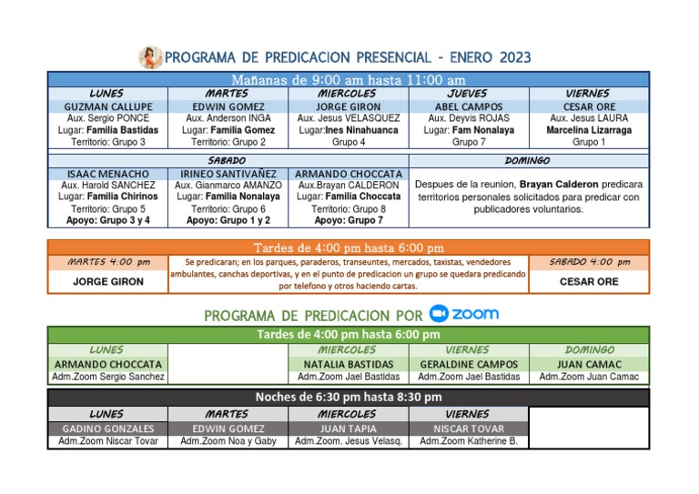 Programa 2023 | PDF