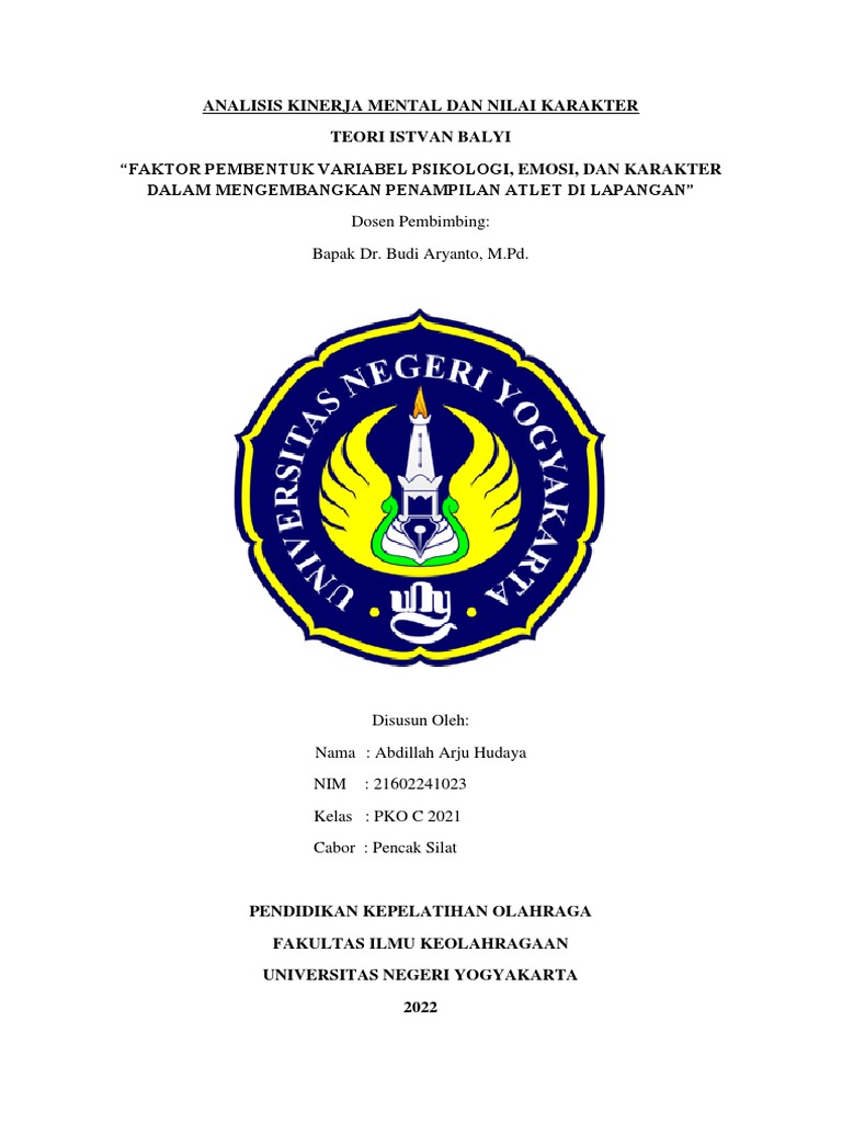 Teori Istvan Balyi: Pembinaan Atlet dan Faktor Psikologi | PDF ...