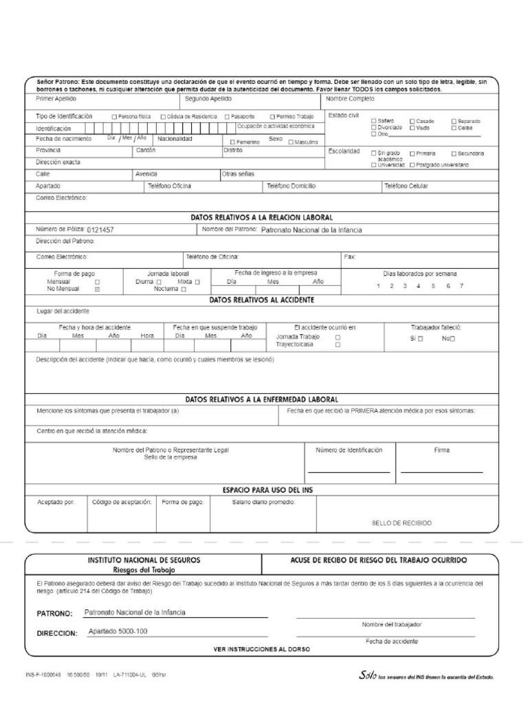 Reporte de Accidente | PDF