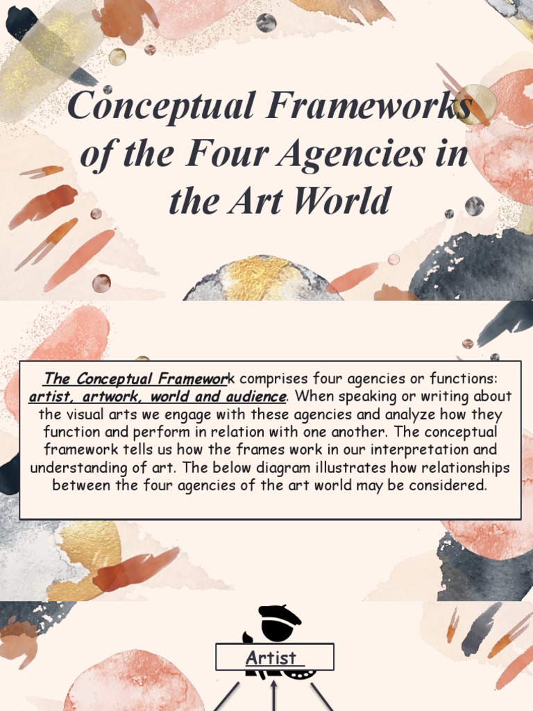 Conceptual Frameworks of The Four Agencies in The Art World | PDF
