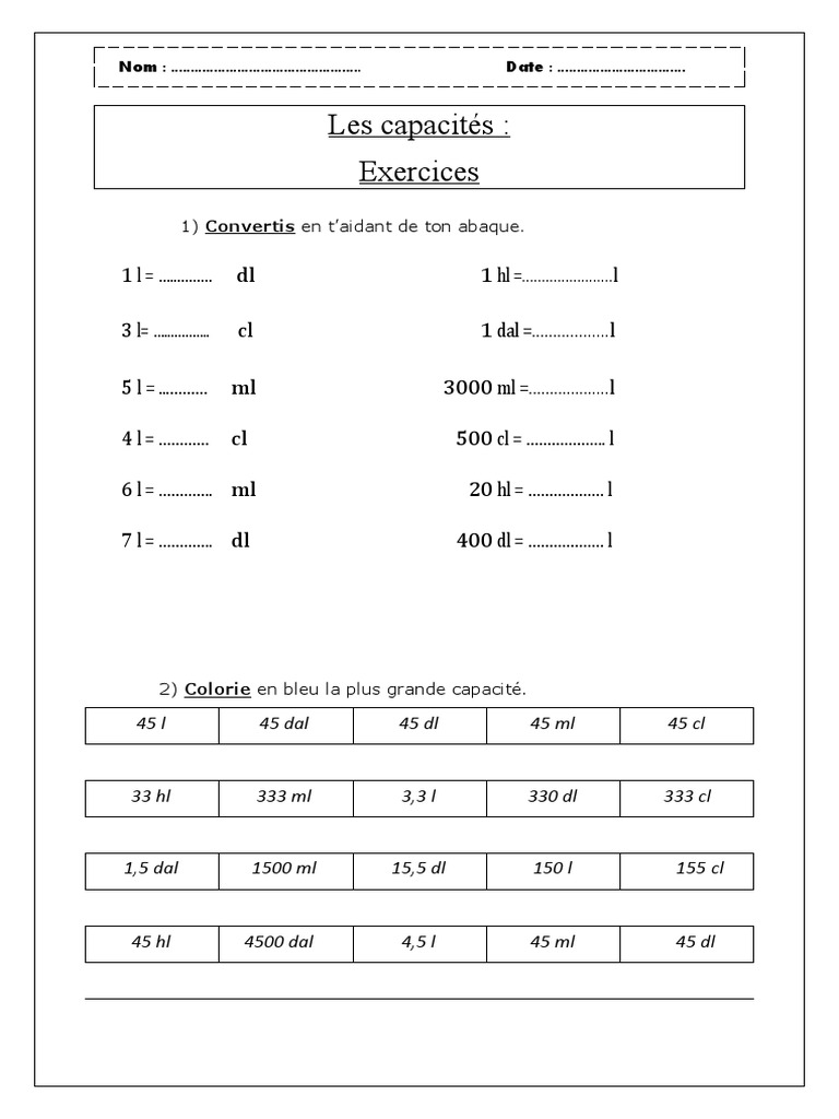 5 - Exercices Abaque | PDF