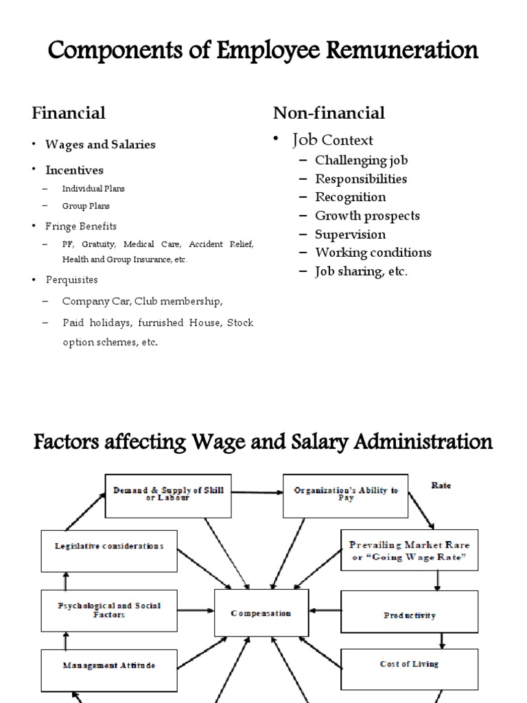 Components of Employee Remuneration: Financial Non-Financial | PDF ...