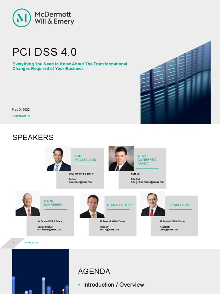 PCI DSS 4.0 Webinar Slides | PDF | Payment Card Industry Data Security ... PCI DSS 4.0 Webinar Slides | PDF | Payment Card Industry Data Security ...