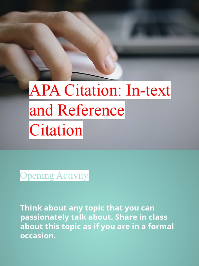 Cites Related Literature Using Standard Style | PDF | Citation | Note ...
