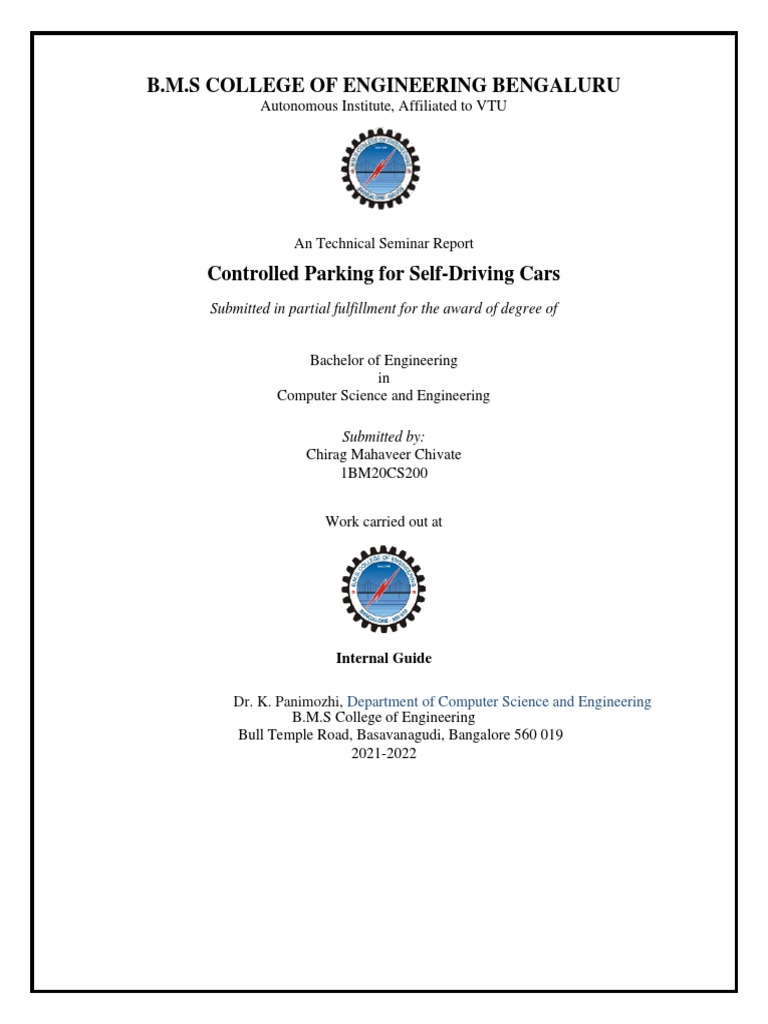 Chirag Mahaveer Chivate SEMINARREPORT | PDF | Machine Learning ...