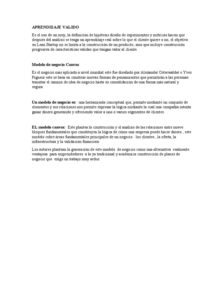 Aprendizaje Valido | PDF