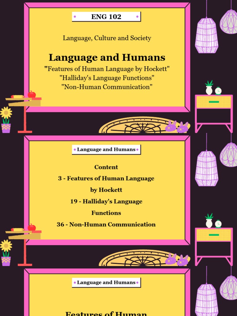 ENG 102 Language, Culture and Society | PDF | Communication | Pheromone