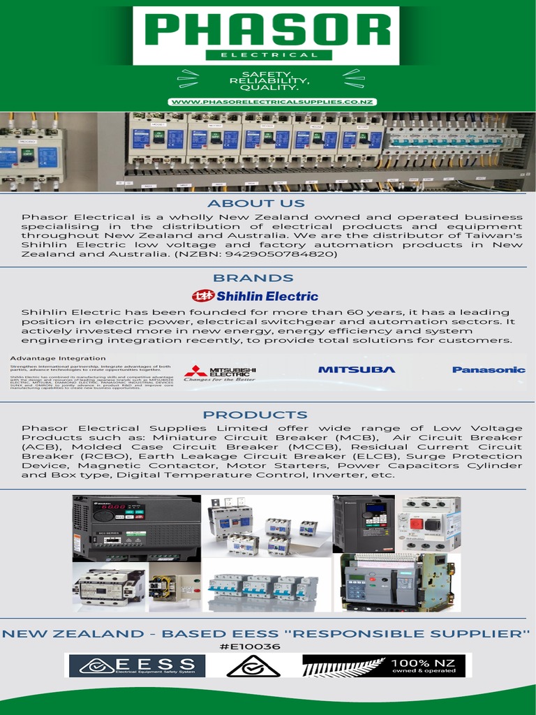 Phasor Electrical Supplies Product Portfolio - (2023) | PDF | Switch ...