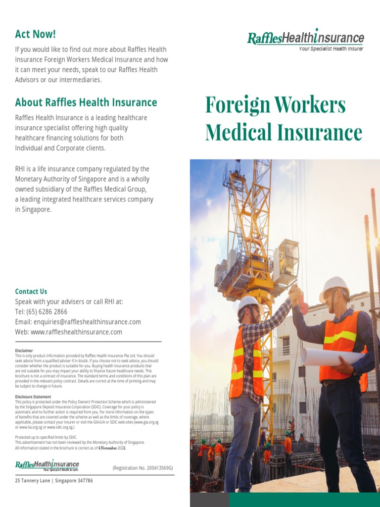 Foreign Workers Medical Insurance Guide | PDF | Hospital | Insurance